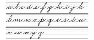 Learn to Write Cursive - Consistent Cursive